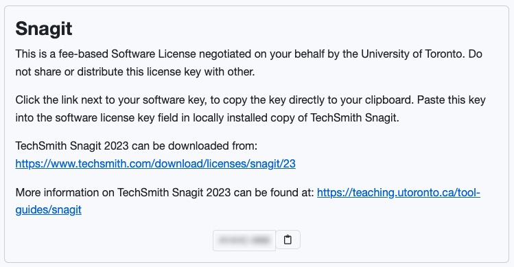 Snagit - Centre for Teaching Support & Innovation