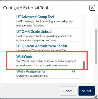 WeBWorK - Centre for Teaching Support & Innovation