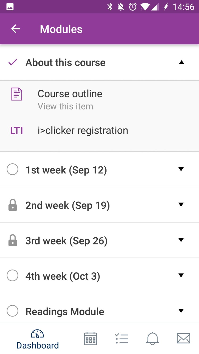 Quercus Mobile Apps - Centre for Teaching Support & Innovation